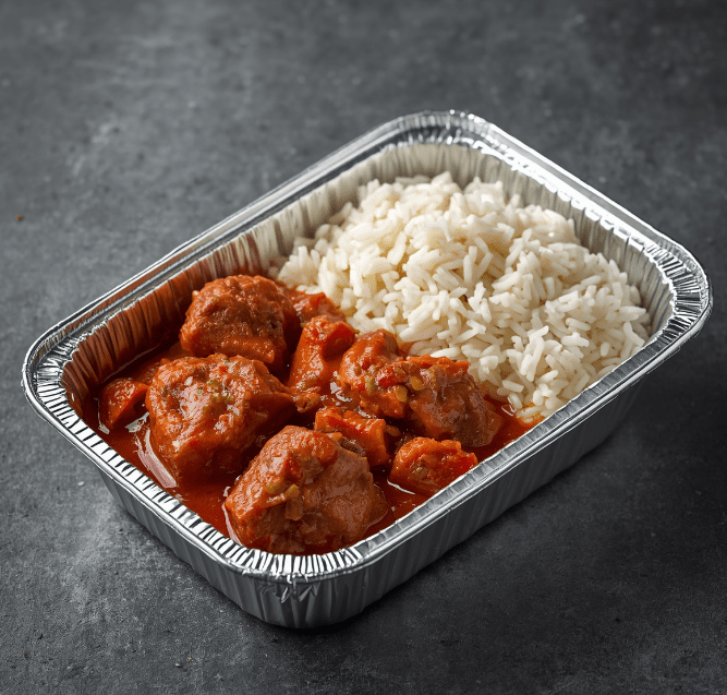 Lamb Rogan Josh with Rice
