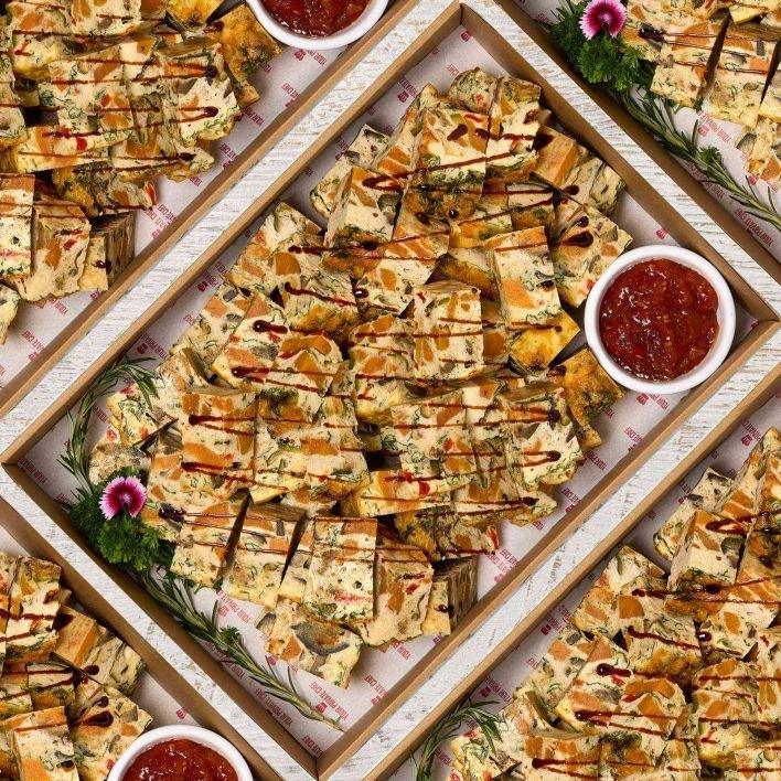Frittata Box - Vegetarian Baby Frittata (gf) (48 pieces) (cold)